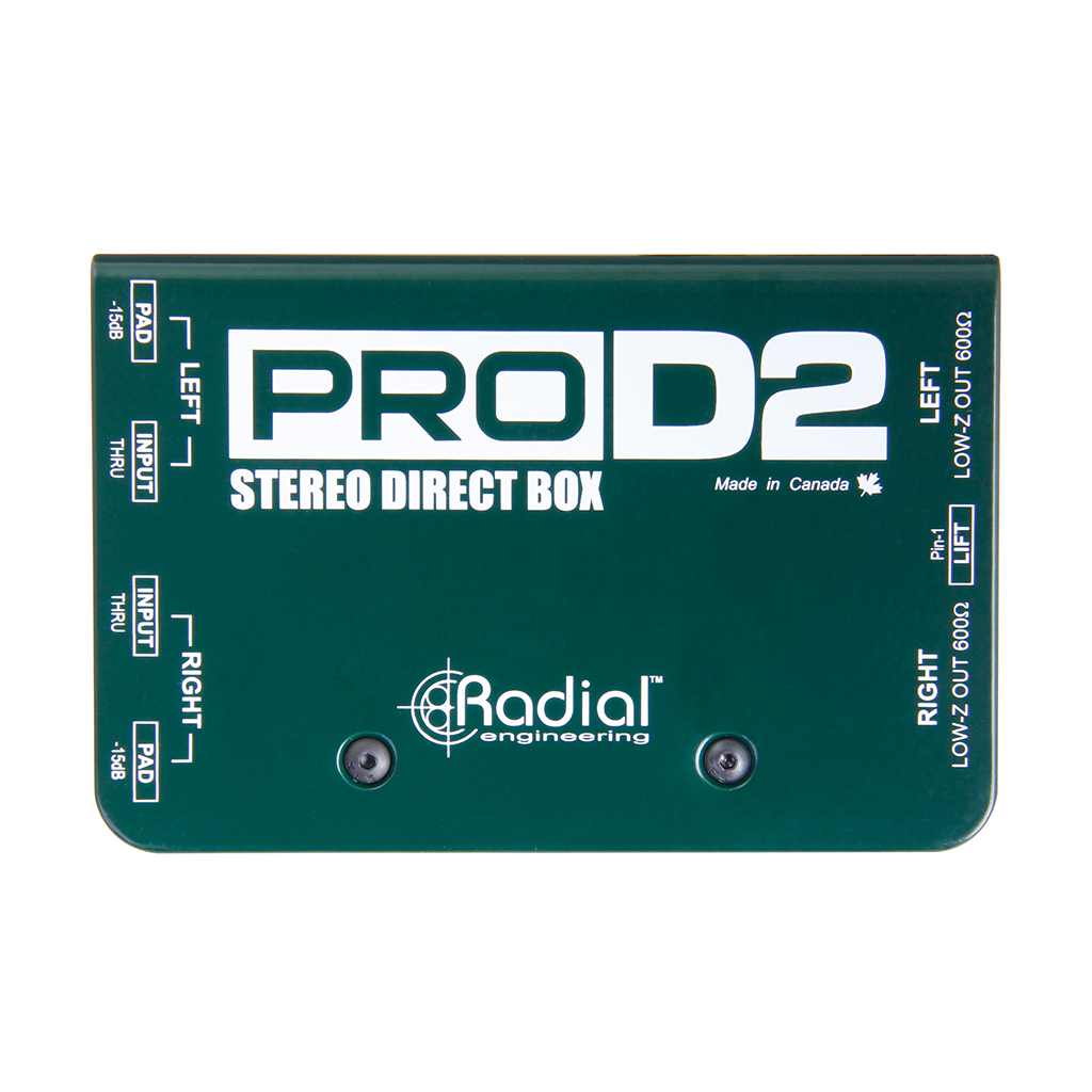 Radial Engineering Pro D2 Stereo Passive - Showgear Nigeria
